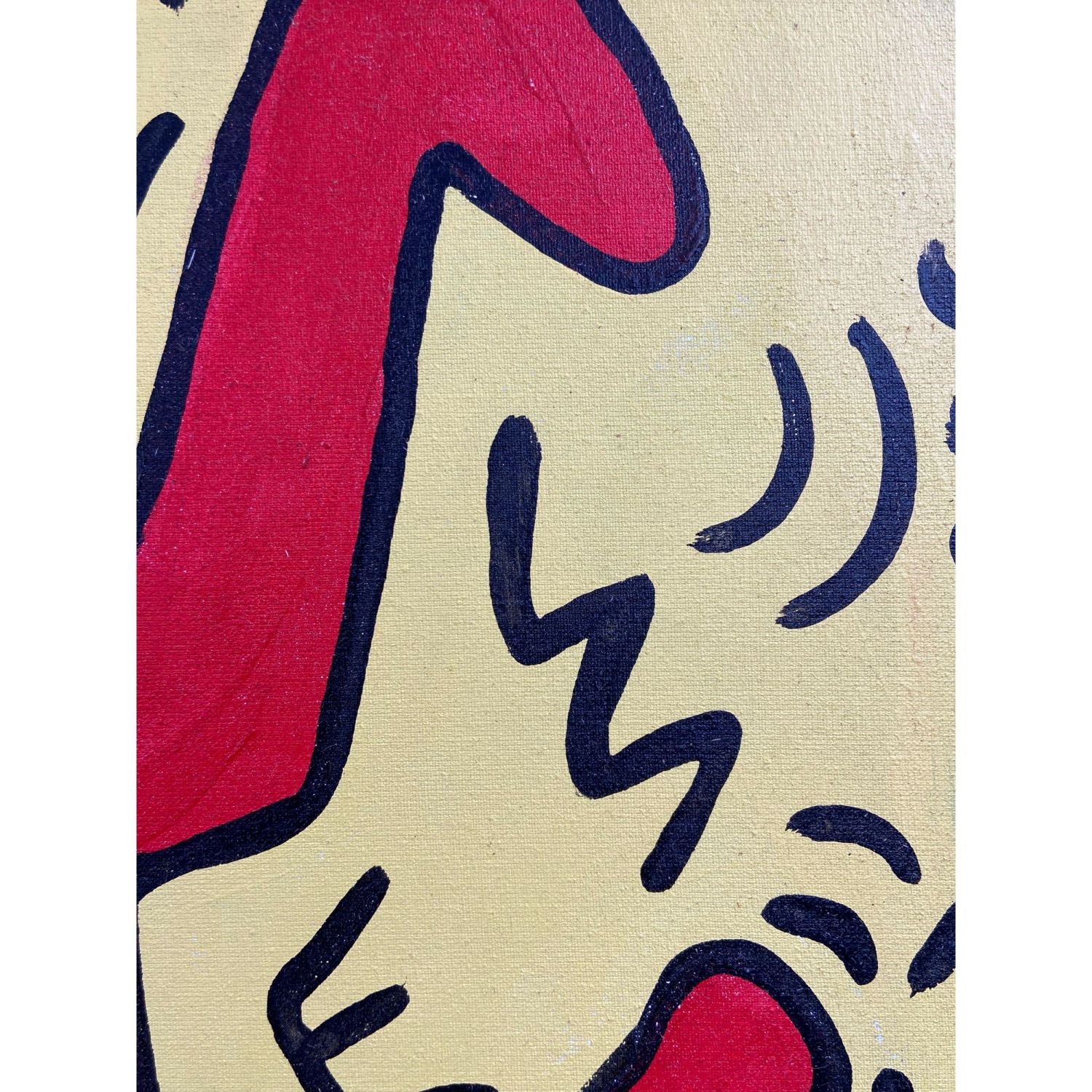 Keith Haring | Keith Haring painting oil canvas -In The Style Of ...