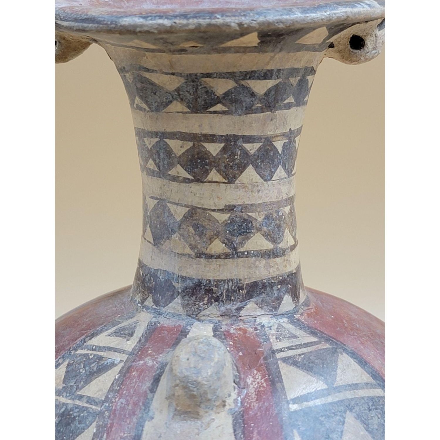 Unknown | Ancient Peruvian Polychromed Amphora Vessel | MutualArt