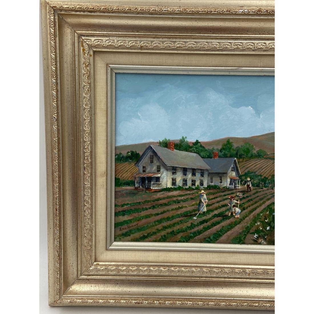 Ann Mount | Original Ann Mount Oil On Board Landscape Painting | MutualArt