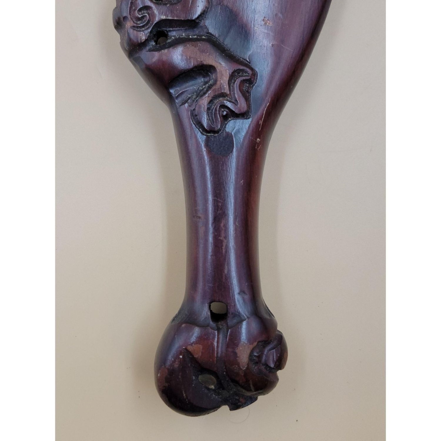 Unknown | 2 Maori Carved Wood Hand Clubs | MutualArt