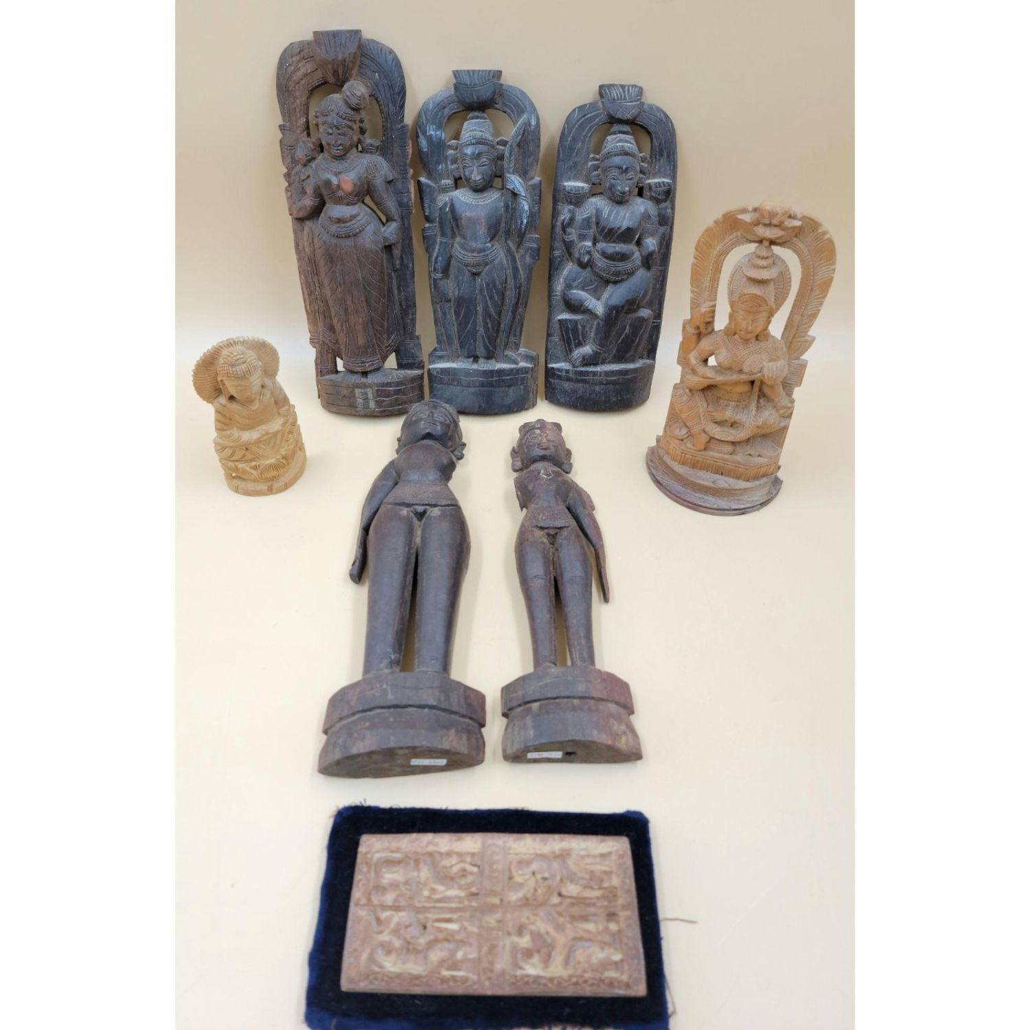 Unknown | A Collection of Indian Religious Figures, and Frieze | MutualArt