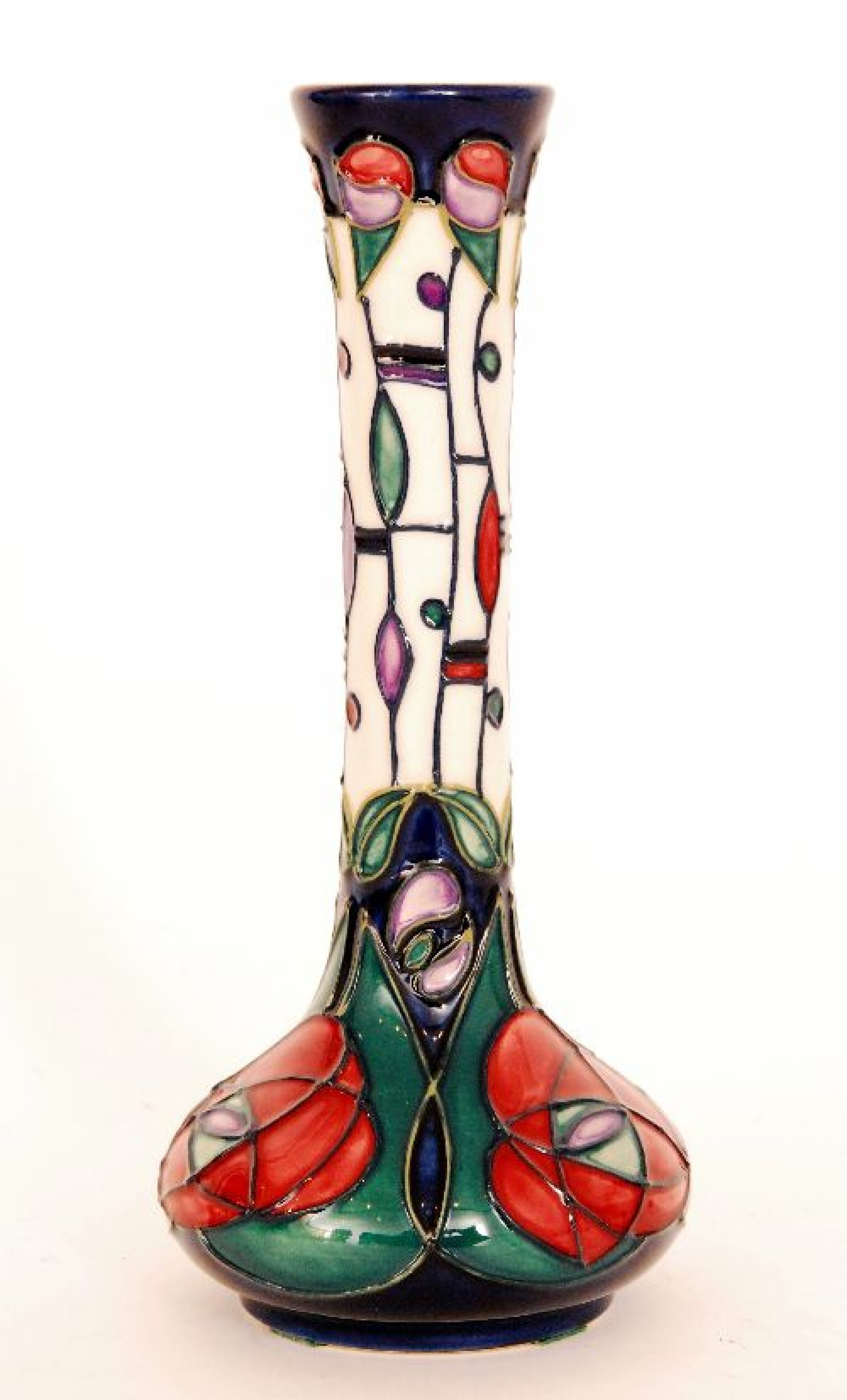 Charles Rennie Mackintosh | A Moorcroft Pottery vase in the Mackintosh ...