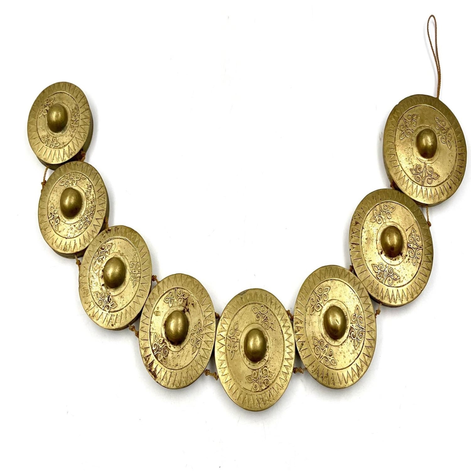 Unknown | Vintage Asian Brass Hanging Wind Chime | MutualArt