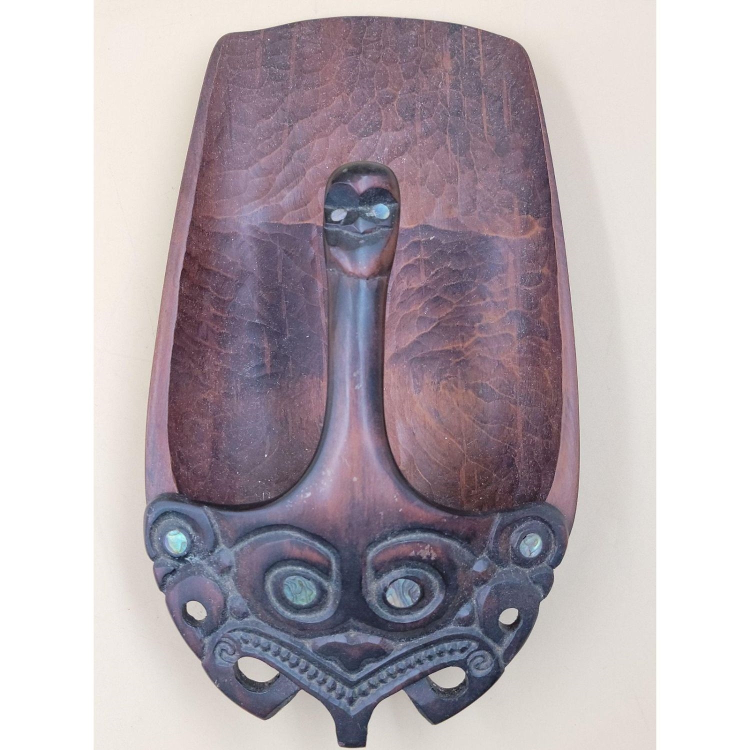 Lifetime | (3) Maori Carved Wood Canoe Bailers, New Zealand | MutualArt