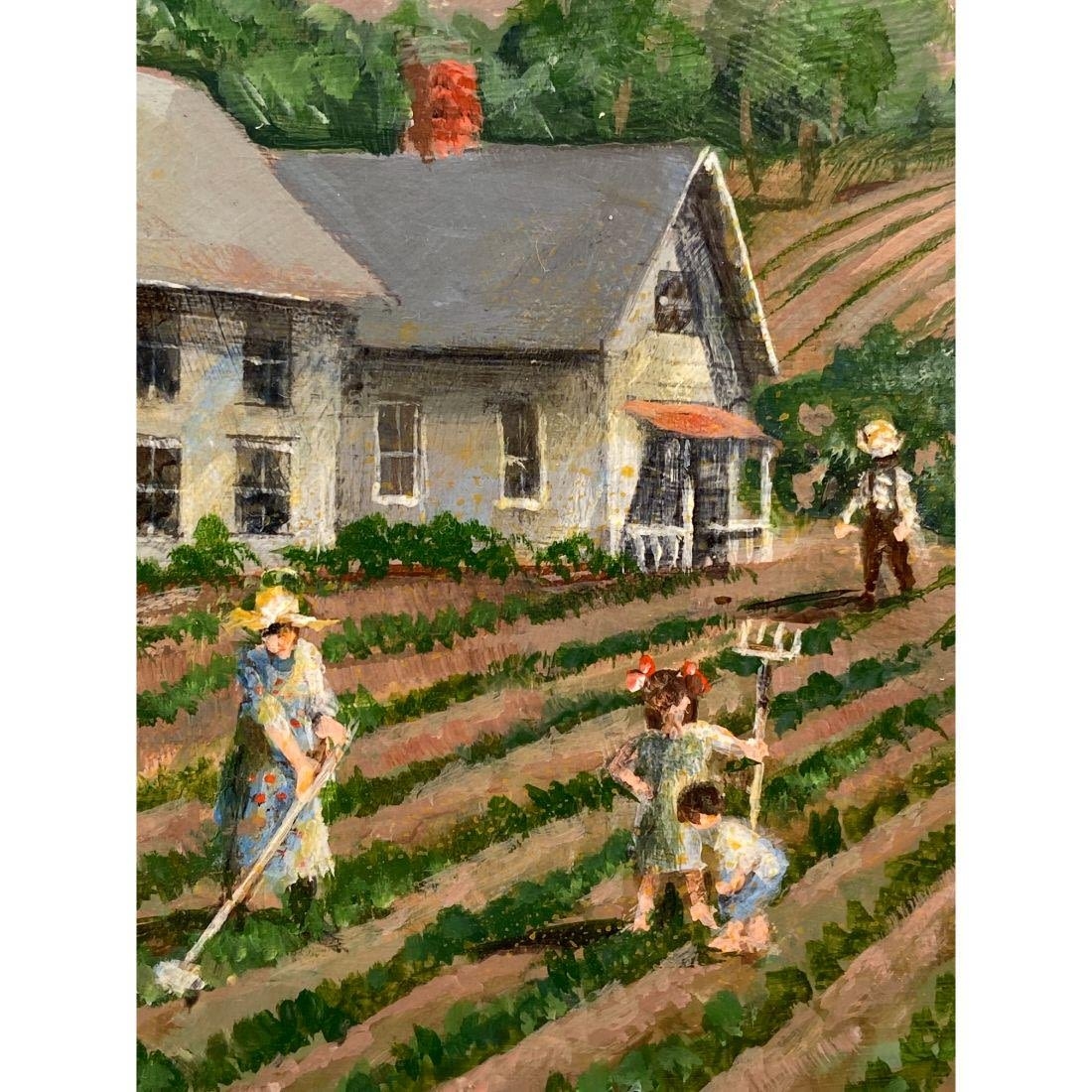 Ann Mount | Original Ann Mount Oil On Board Landscape Painting | MutualArt