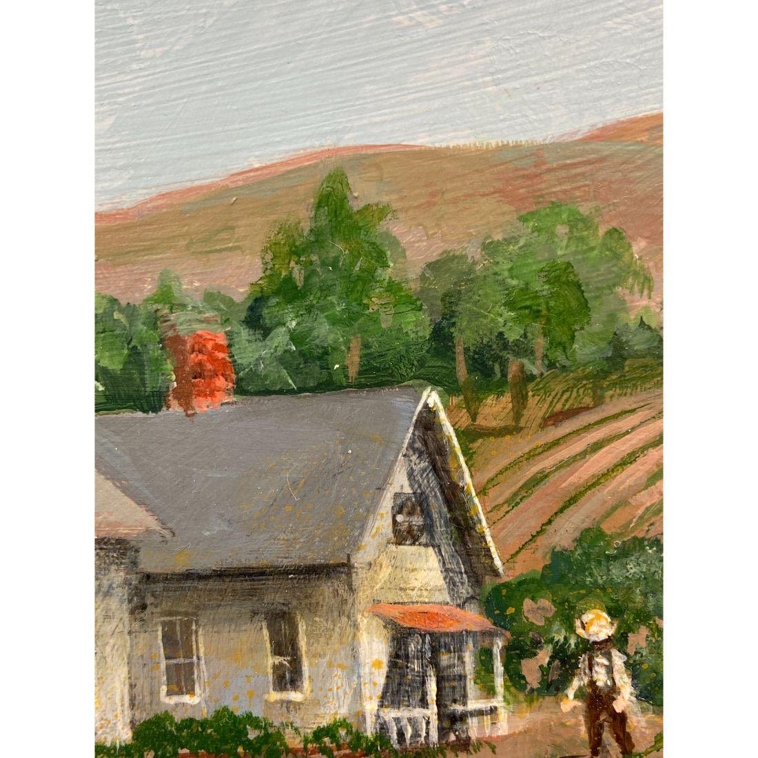 Ann Mount | Original Ann Mount Oil On Board Landscape Painting | MutualArt