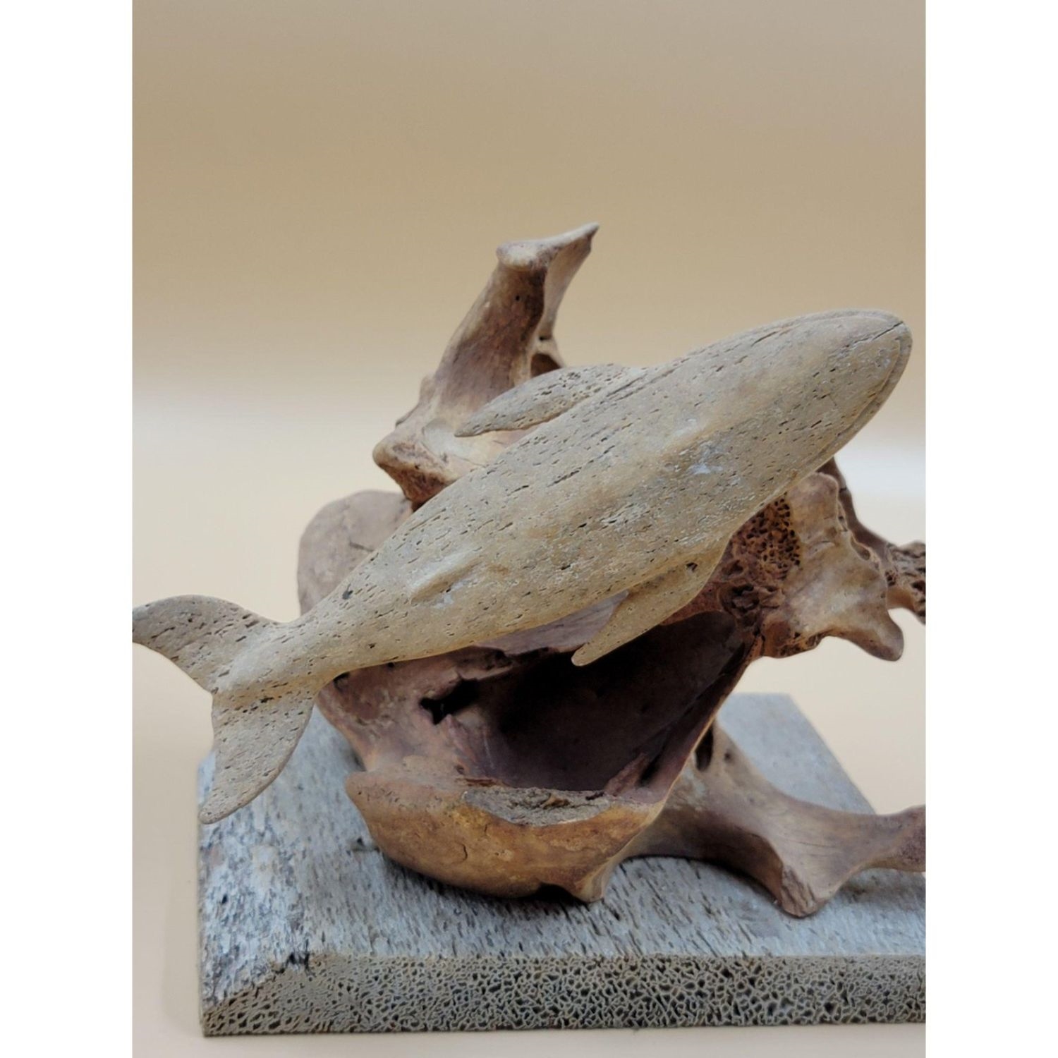 Unknown | Antique Inuit Bone Carving Sculpture | MutualArt