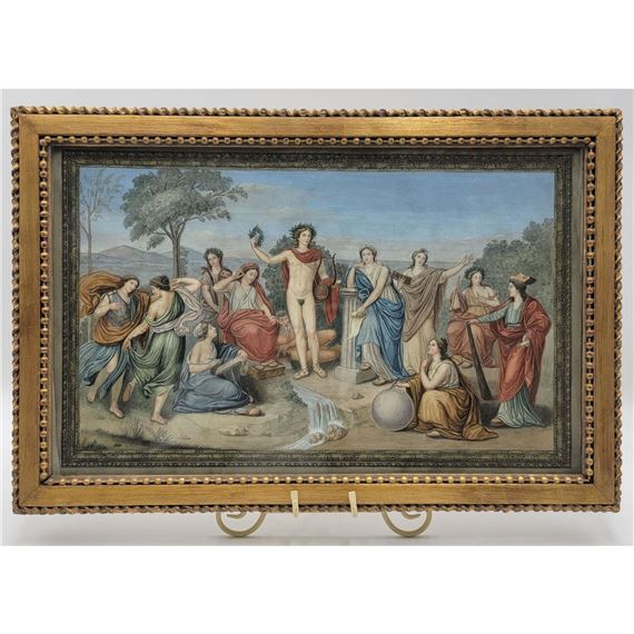 Italian School | Amazing 18th C Italian School Watercolor Painting #1 ...