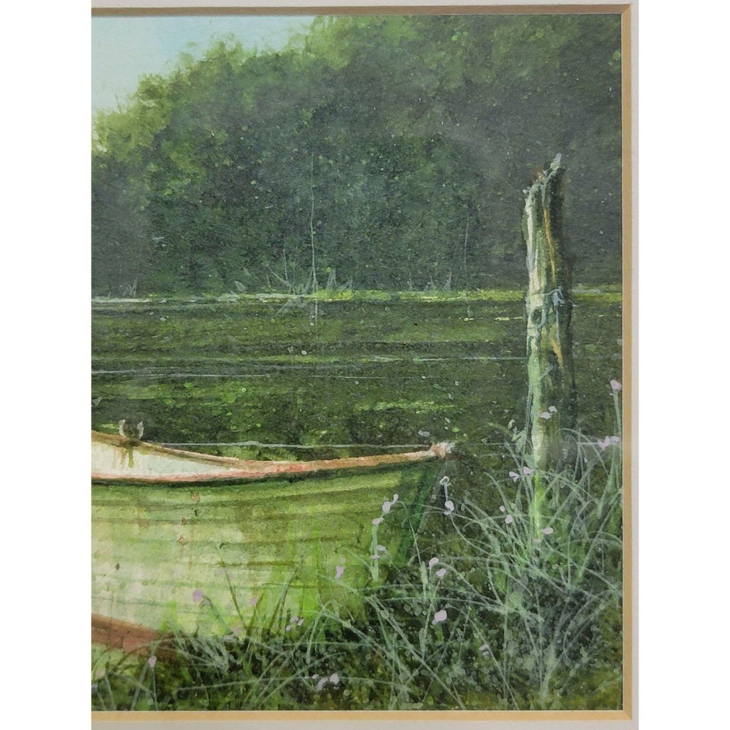 Lou Messa | Lou Messa American Listed Watercolor Painting Signed ...