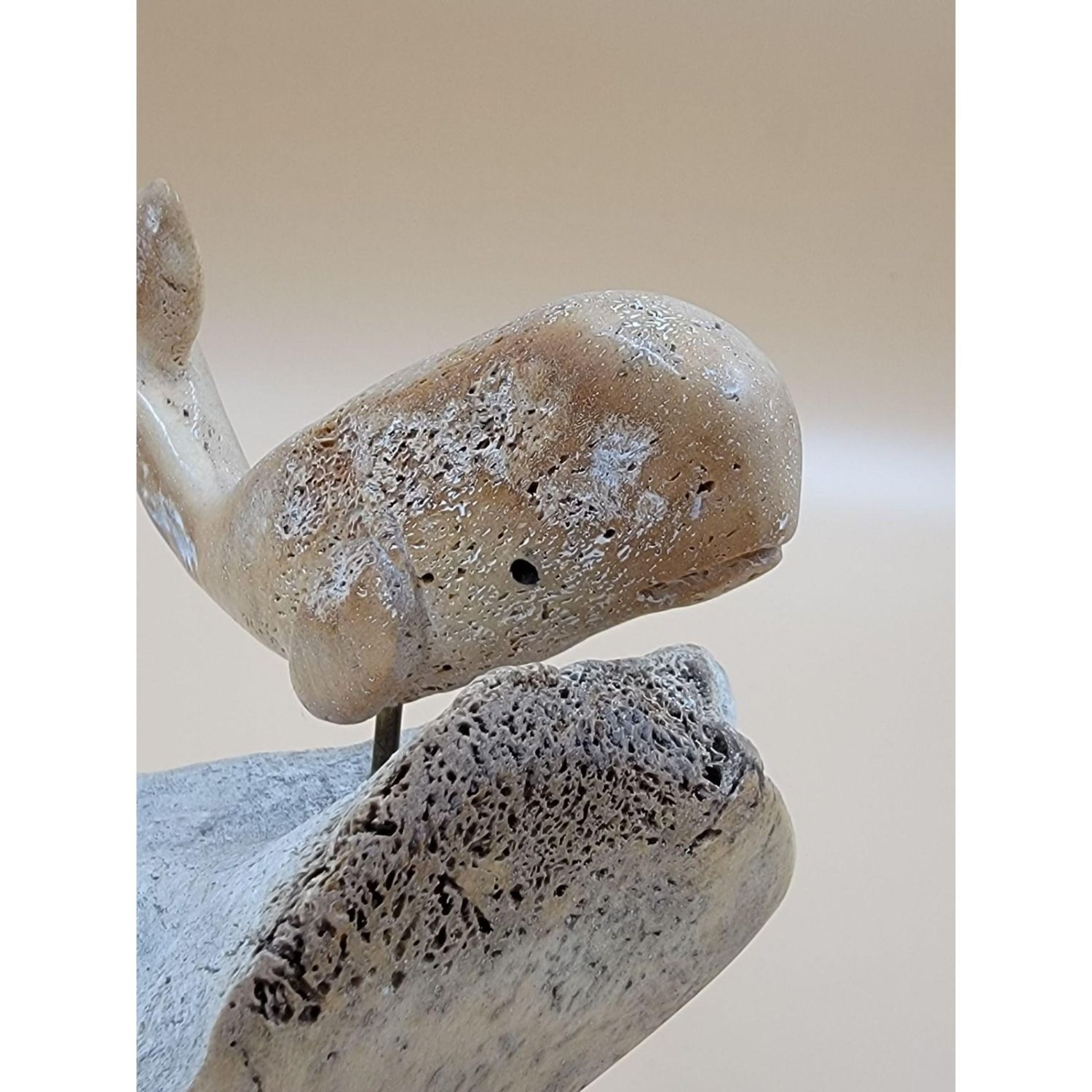 Unknown | Antique Inuit Bone Carving Sculpture | MutualArt