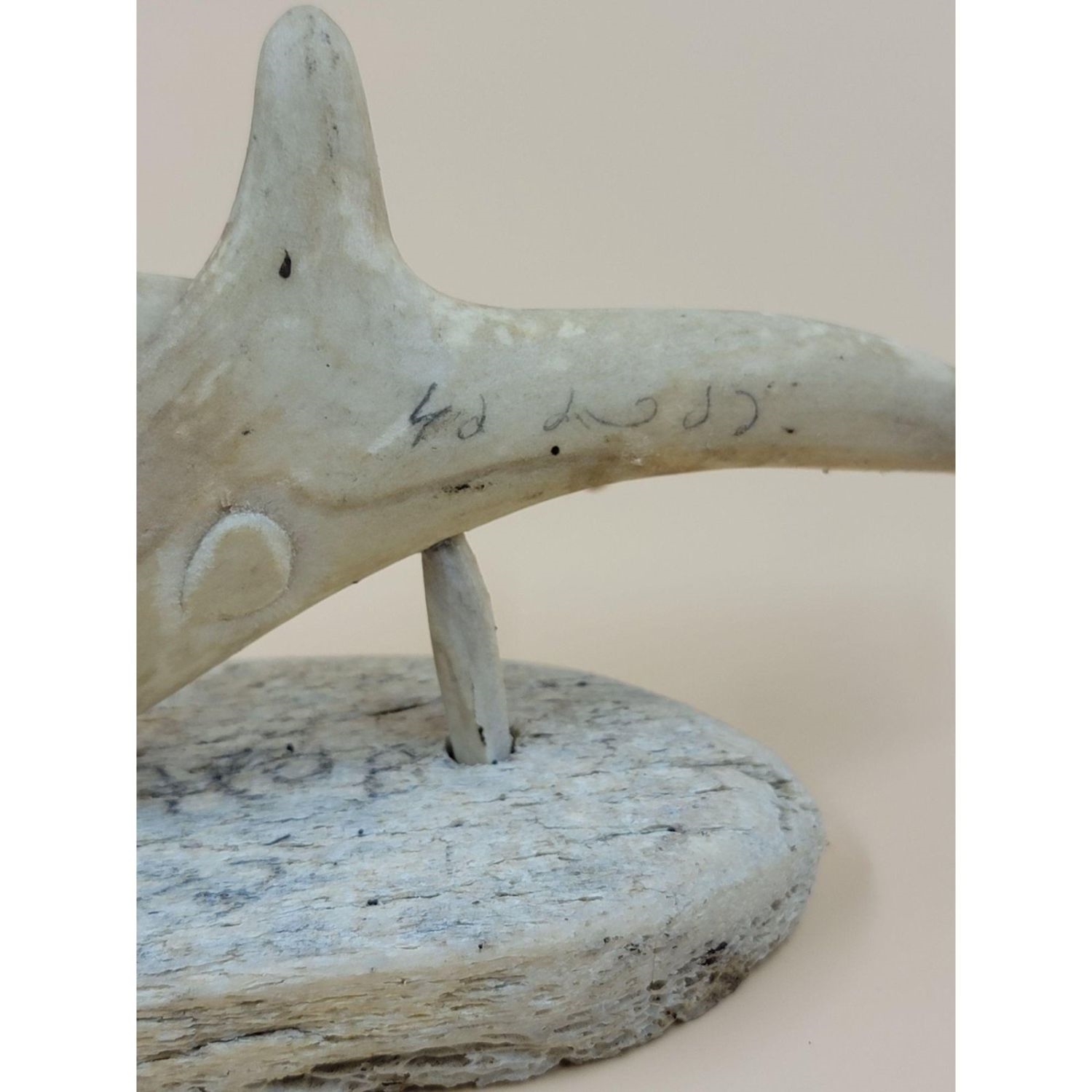 Unknown | Antique Inuit Bone & Antler Carving Sculpture | MutualArt