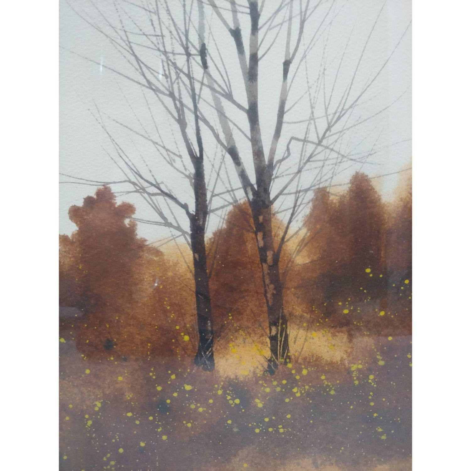 Cletus Smith | Signed Cletus Smith Watercolor Almost Spring | MutualArt