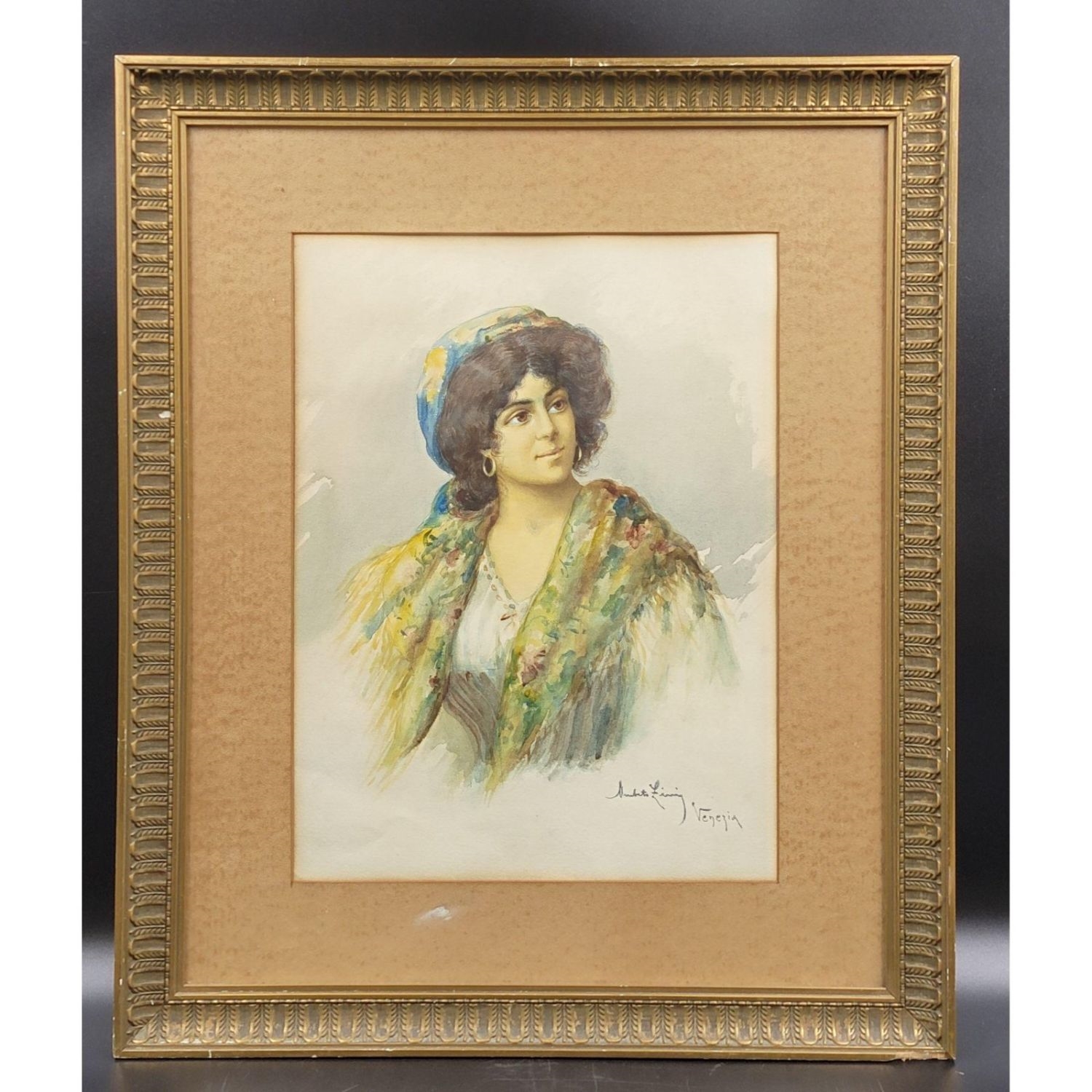 Umberto Zini | Umberto Zini Watercolor Painting 1878-1964 Listed ...