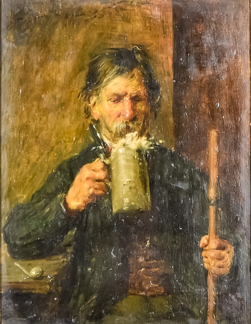 Ernst Karl Georg Zimmermann | Seated half-length portrait of a man ...