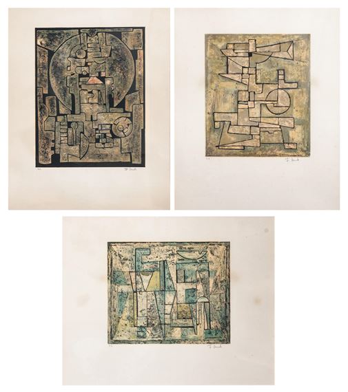 Ferdinand Vonck | three lithographs | MutualArt