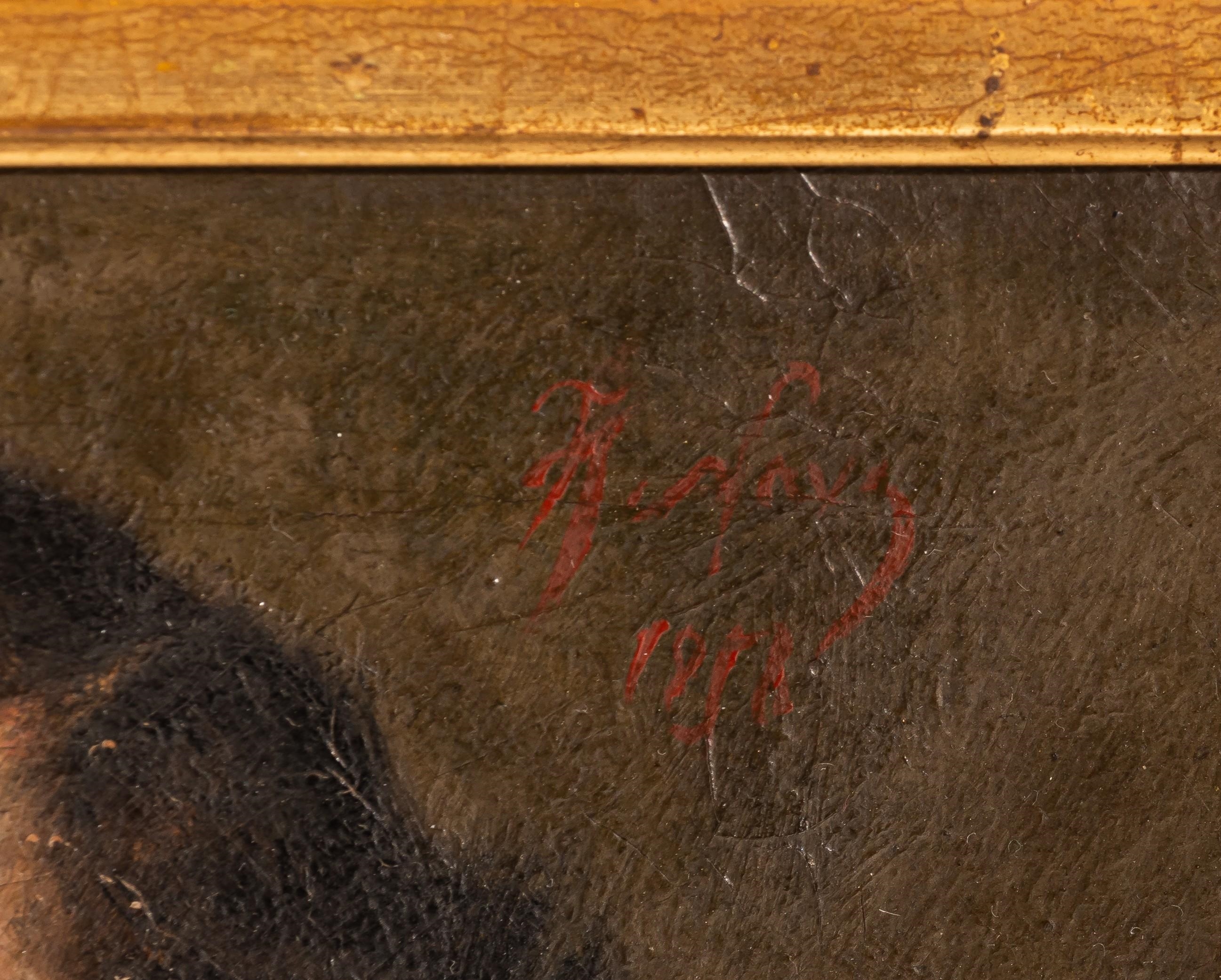 Jacobus Ishoven | portrait of a man (1878) | MutualArt