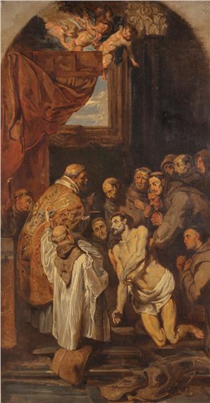 Peter Paul Rubens | Copy after the famous 'Last Communion of Francis of Assisi' | MutualArt