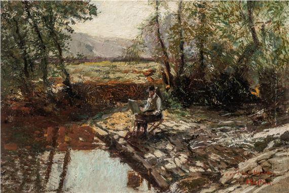 Alfred Theodore Joseph Bastien | the pleinairist at work | MutualArt