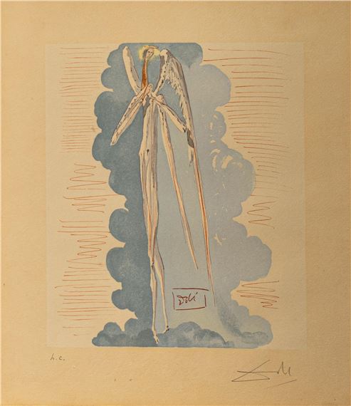 Salvador Dalí | 'Canto 22: The Angel Of the Seventh Sphere/Heaven ...