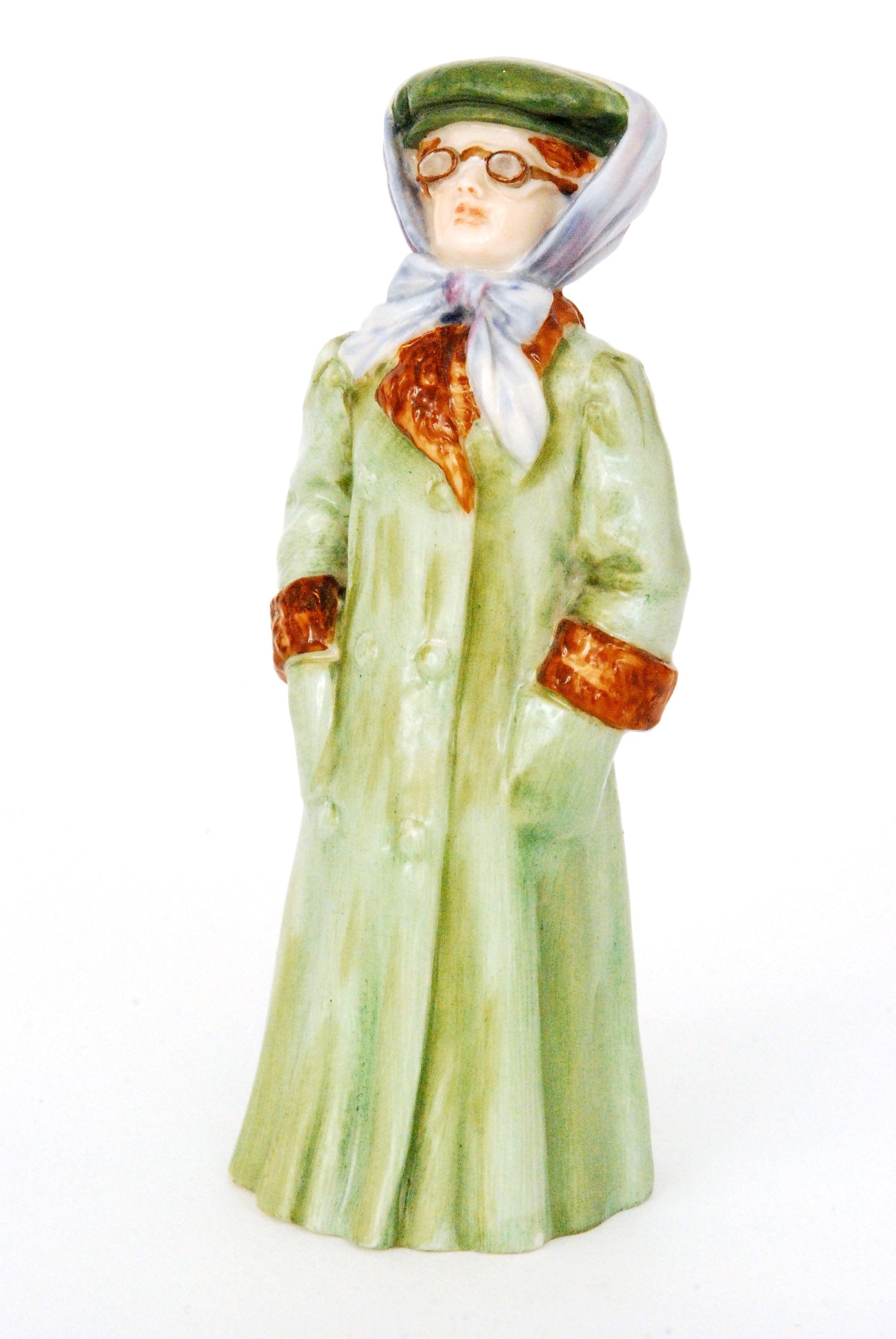 Estelle Sylvia Pankhurst | A Royal Worcester candle snuffer modelled as ...