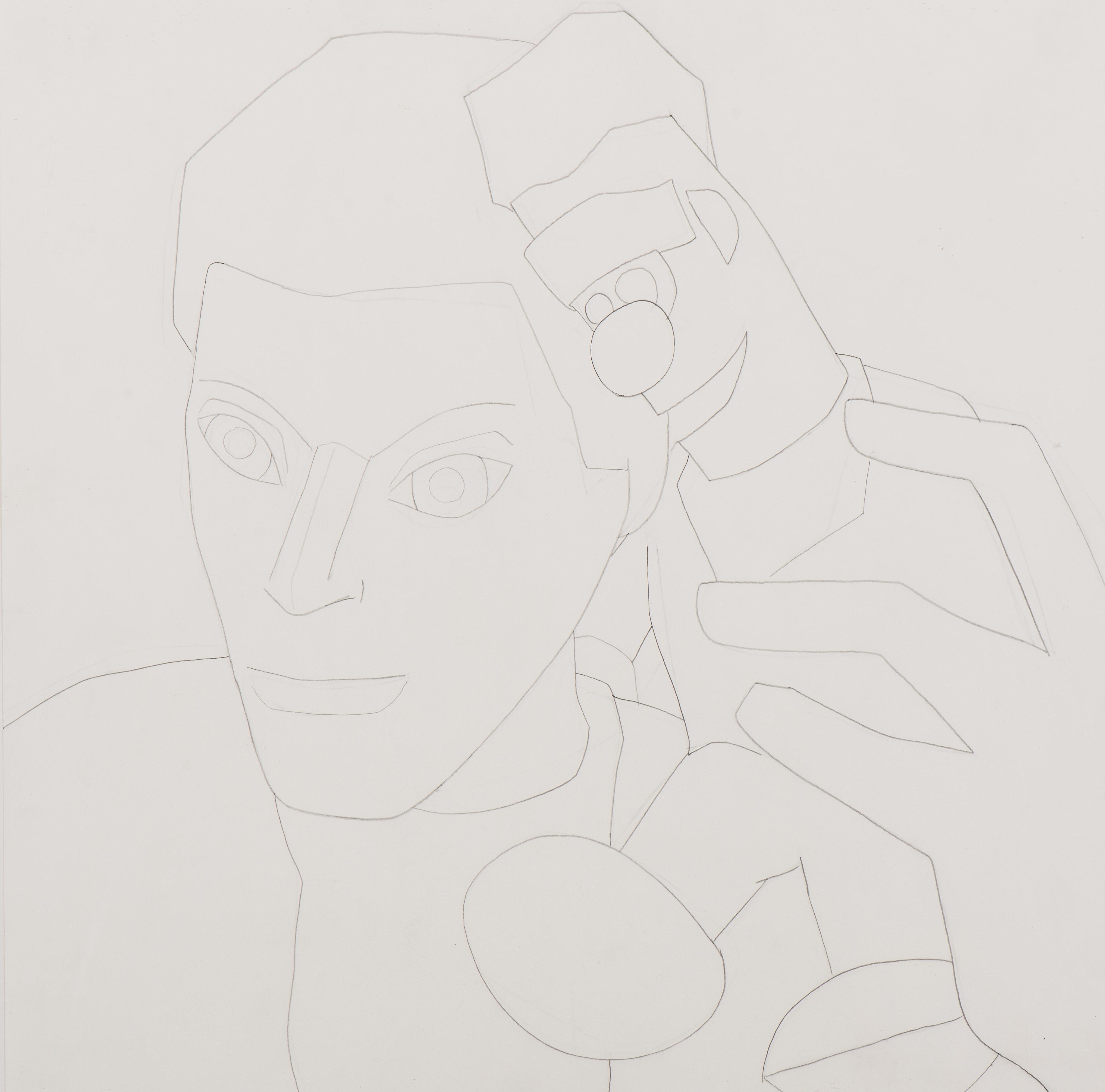 Wouter Van Riessen | Self-portrait with a puppet (1998) | MutualArt