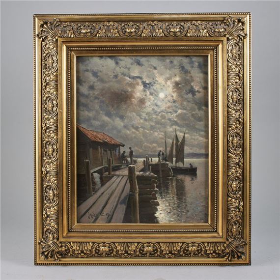 Johan Ericson | Brygga västkusten. Signerad | MutualArt