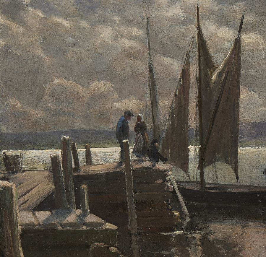 Johan Ericson | Brygga västkusten. Signerad | MutualArt