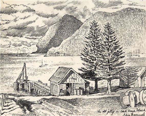 Cedric Emanuel | The Old Jetty, Lord Howe Island | MutualArt
