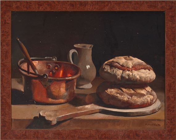 Pierre Jouffroy | Still Life with Pot & Bread | MutualArt