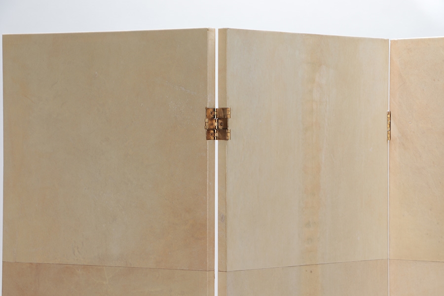 Jean-Michel Frank | Three fold parchment room divider | MutualArt