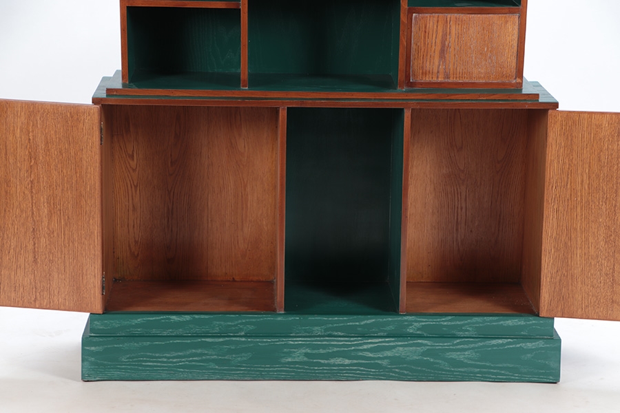 Paul Theodore Frankl | Two part sky scarper bookcase | MutualArt