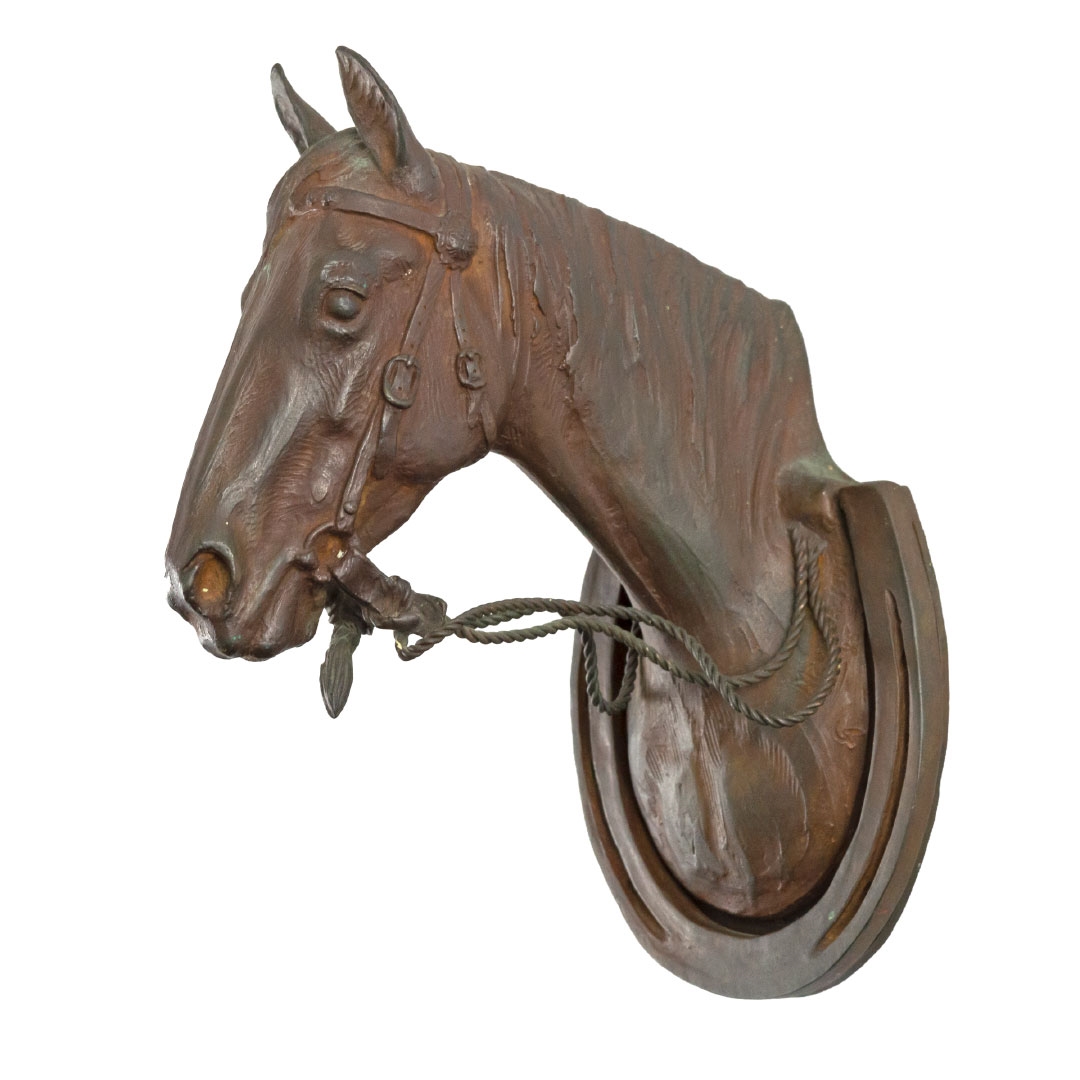 Mehl Lawson | Mehl Lawson (1942-) Snaffle Bit Horse Head Doorknocker ...