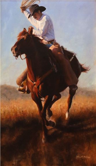 John Gawne | Indian with Bow | MutualArt