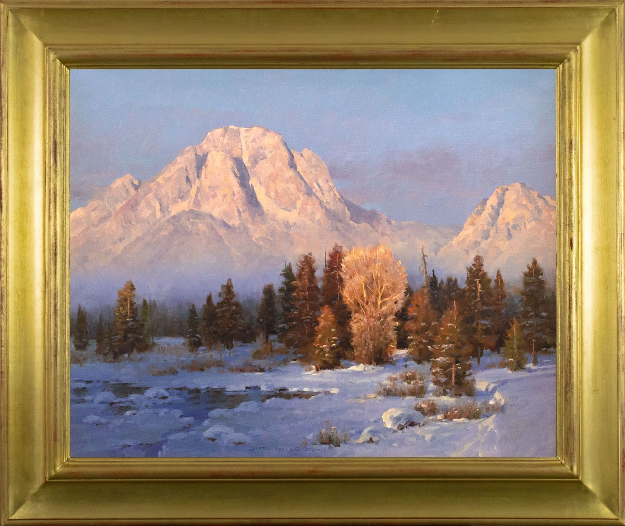 Jim Wilcox | Jim Wilcox (1941-) Spotlights Through the Mist | MutualArt