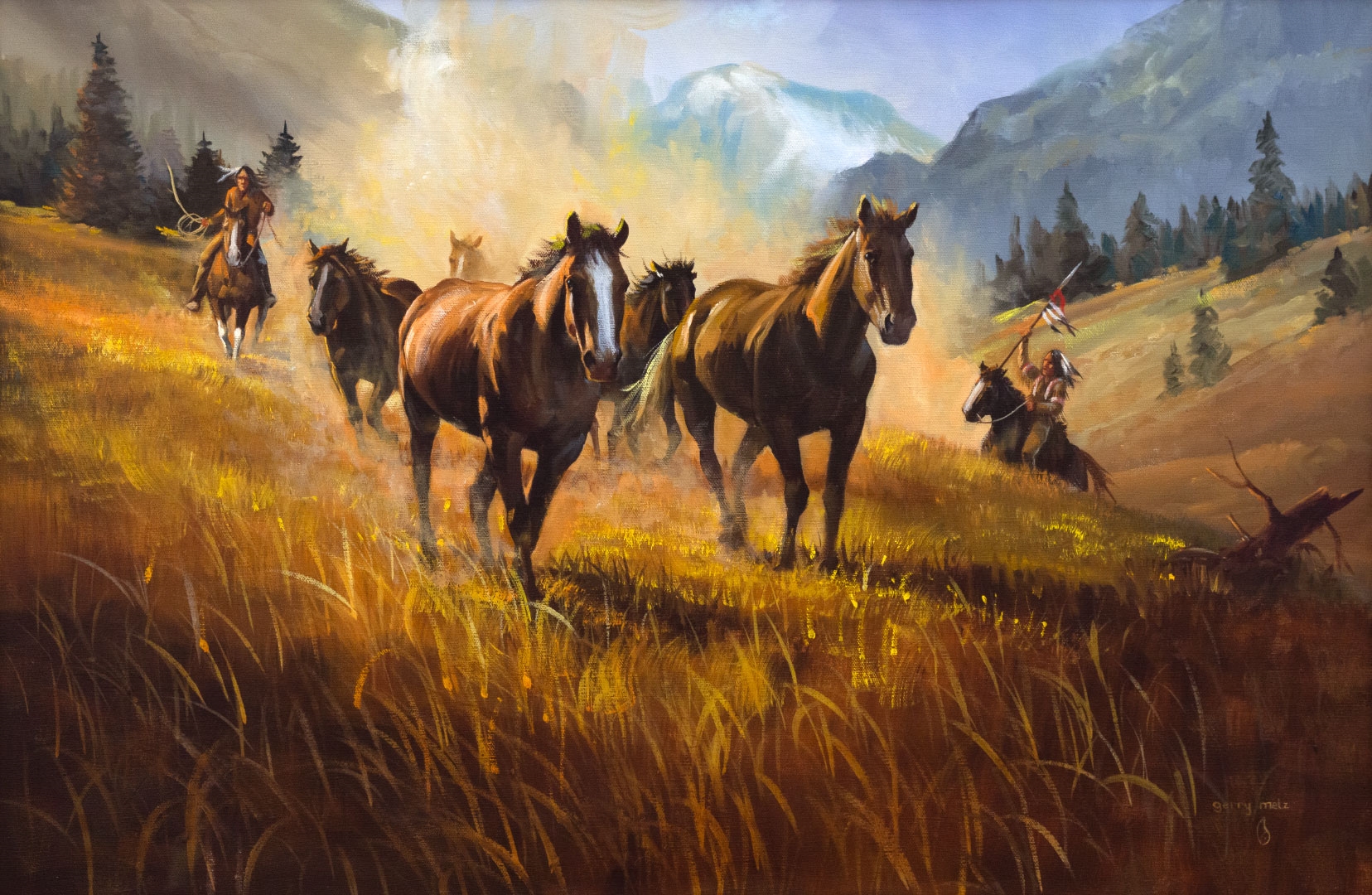 Gerry Metz | Teton Trappers | MutualArt