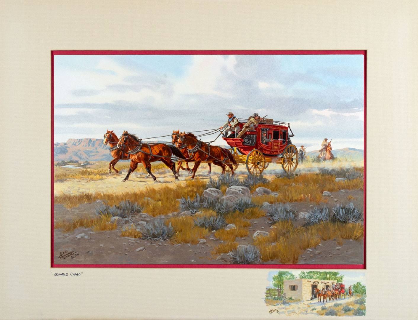 Ron Stewart | Ron Stewart (1941-) Stagecoach | MutualArt