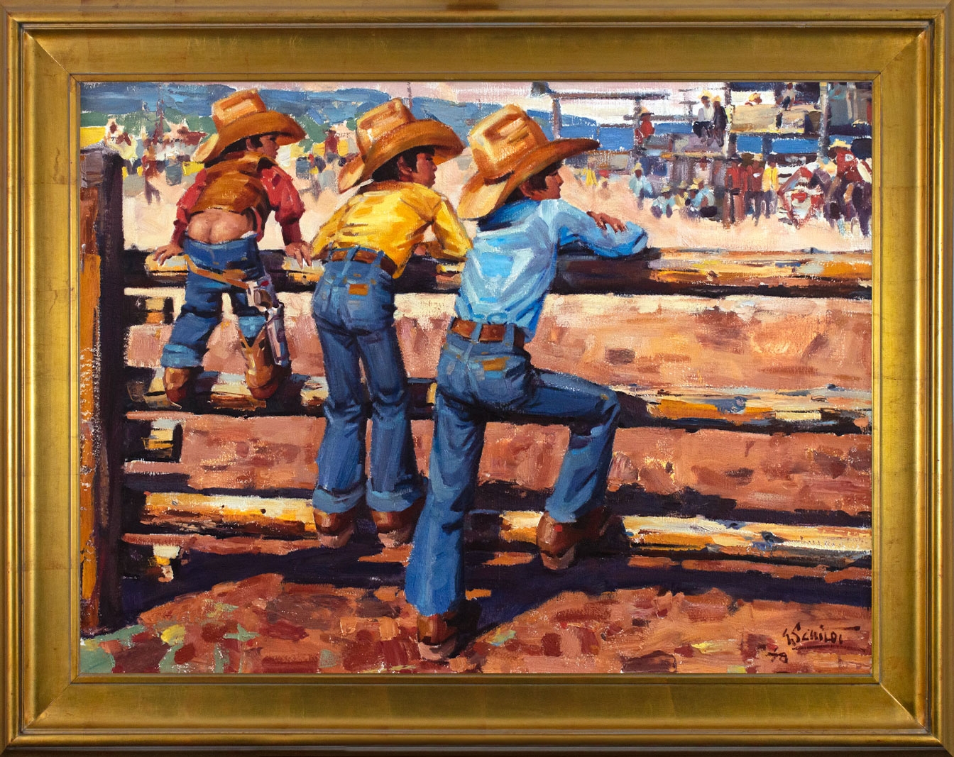 Gary Joseph Schildt | Gary Schildt (1938-) Rodeo Bunns (1978) | MutualArt
