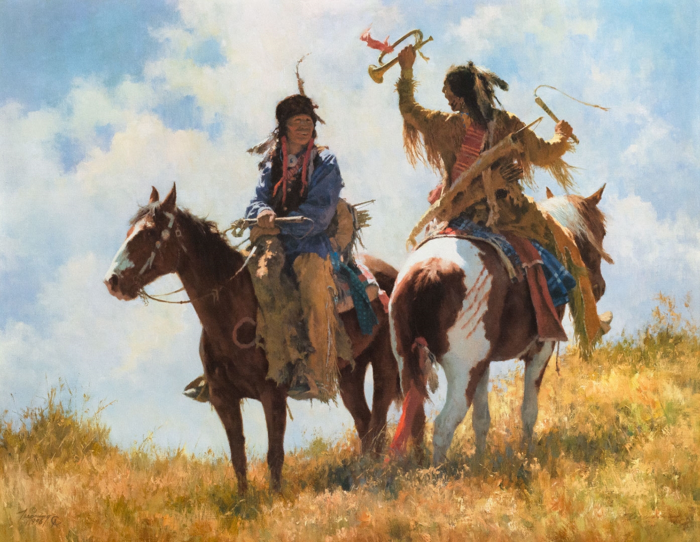 Howard Terpning | Howard Terpning (1927-) The Trophy | MutualArt