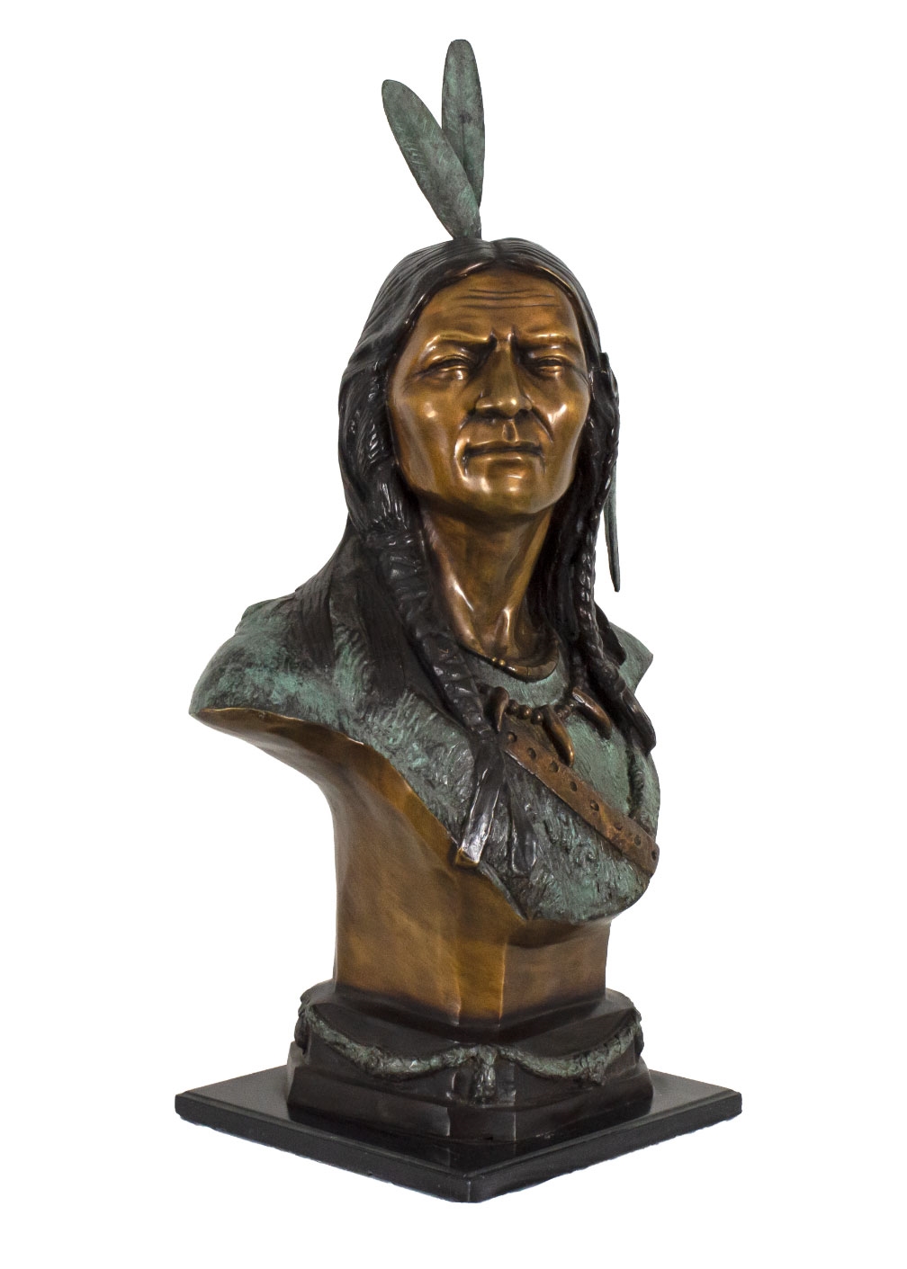 Vilem Zach | Vilem Zach (1946-) Indian Bust | MutualArt