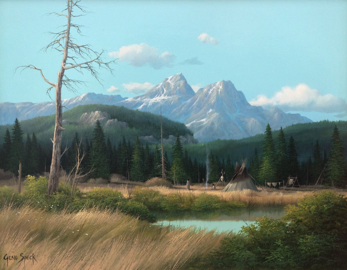 Gene Speck | Fireside Break | MutualArt