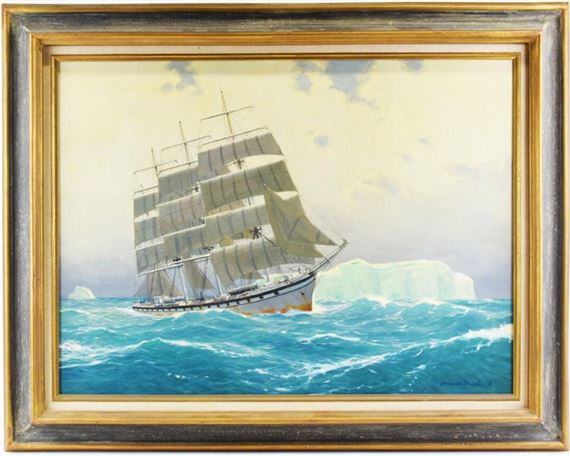 Domingo Orejudos | Quatre-mâts barque de l'armement Bordes croisant un ...