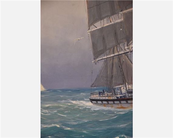 Domingo Orejudos | Quatre-mâts barque de l'armement Bordes croisant un ...