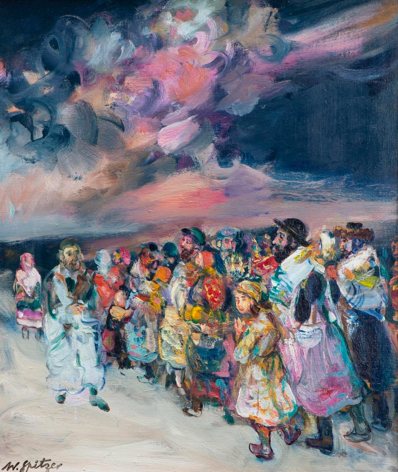 Walter Spitzer | L'Exode | MutualArt