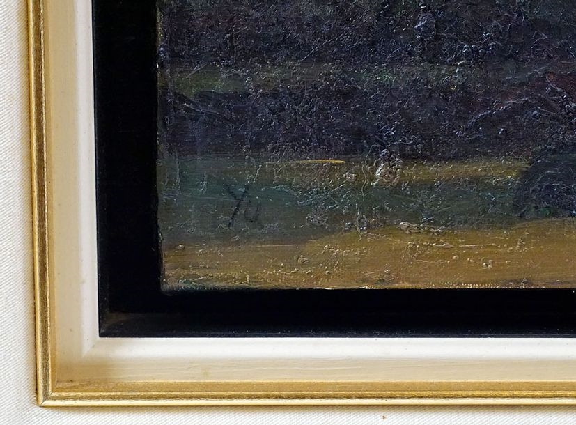 Xiaoyang Yu | Passant devant mur rouge (1994) | MutualArt