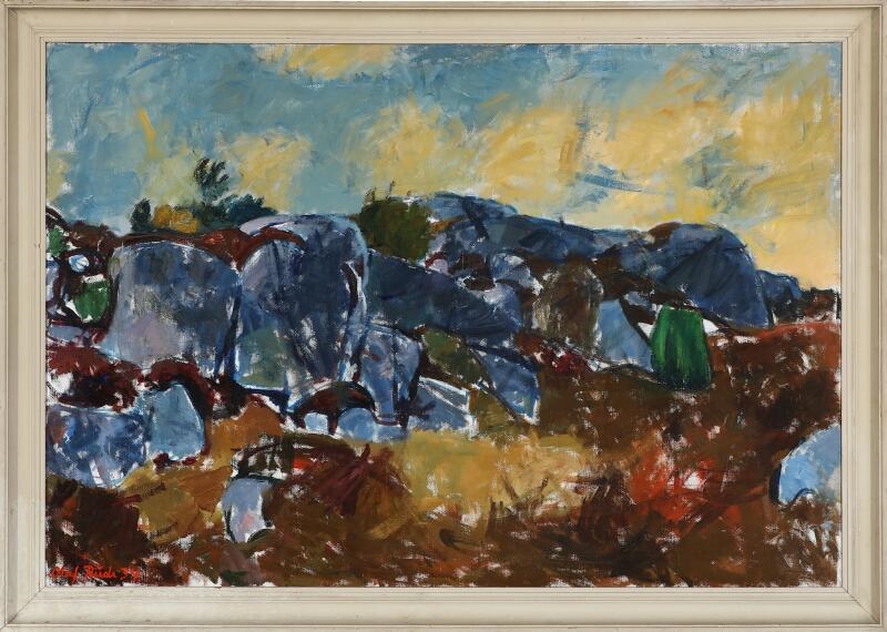 Olaf Rude | Rocky landscape | MutualArt