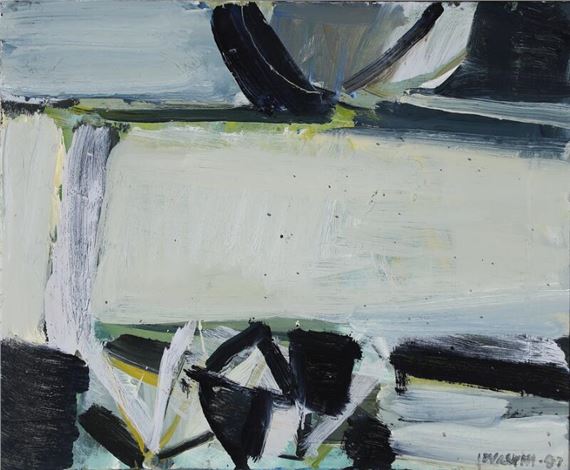 Ingálvur av Reyni | Landscape with village | MutualArt