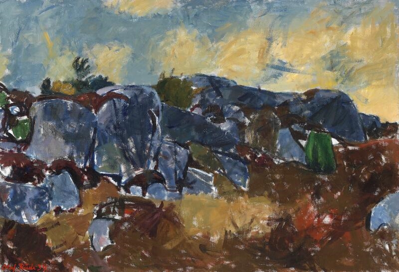 Olaf Rude | Rocky landscape | MutualArt