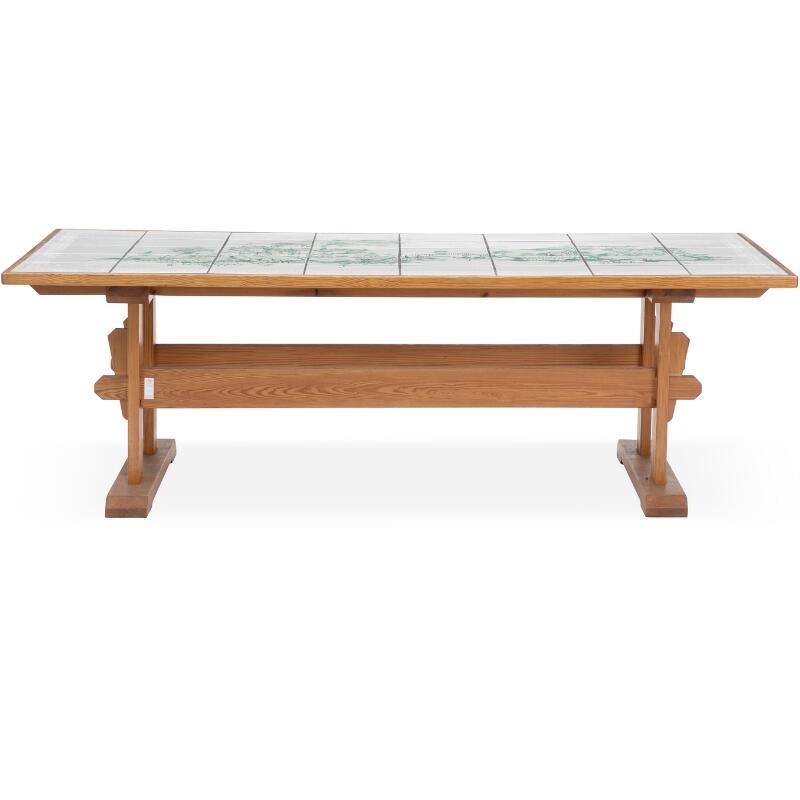 Bjorn Wiinblad | A pinewood dining table | MutualArt