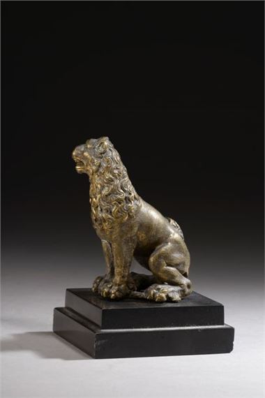 German School, 16th Century | Seated lion (16th Century) | MutualArt