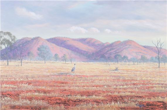 Jack Absalom | Central Australian Landscape | MutualArt